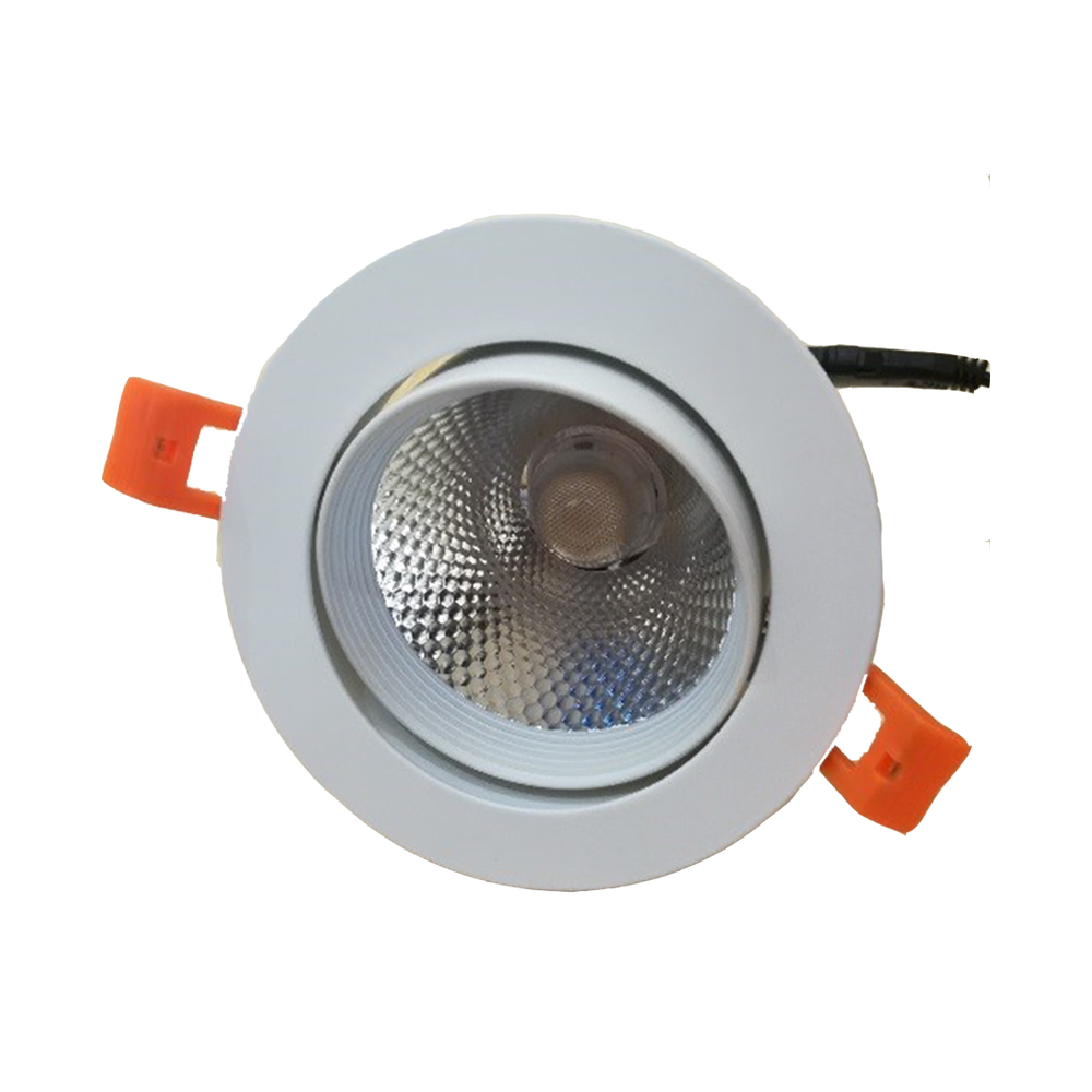Spot orientable LED rond encastrable 5W/10W/20W 3000K/4000K - Digilamp ...