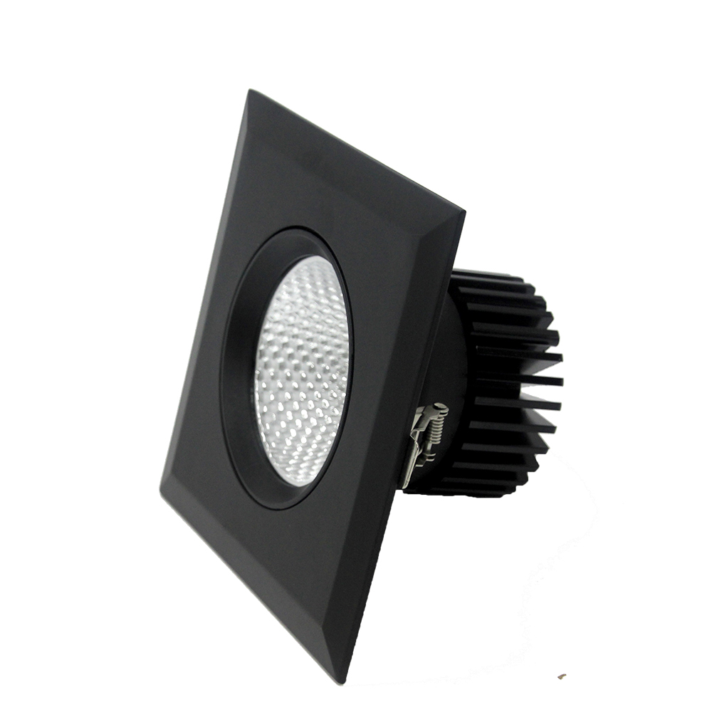 Projecteur encastrable LED carré 3K/4K/6K 40W Blanc ou noir – Digilamp ...