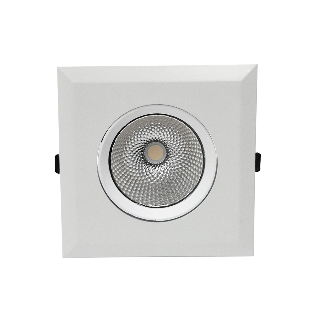 Projecteur encastrable LED carré 3K/4K/6K 40W Blanc ou noir – Digilamp ...